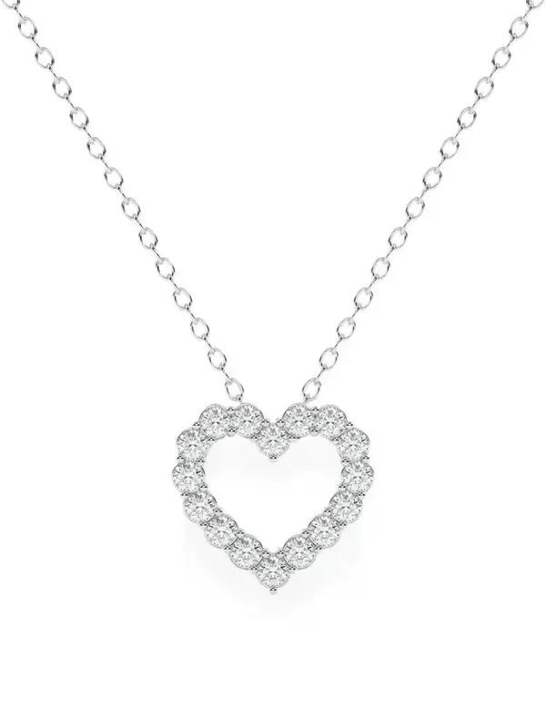 DIAMOND ESSENTIALS Lab-grown Diamond Heart Necklace