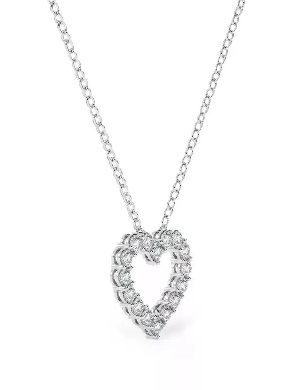 DIAMOND ESSENTIALS Lab-grown Diamond Heart Necklace