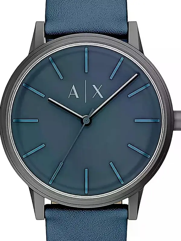 Armani Exchange Cayde Leather-strap 42mm Watch