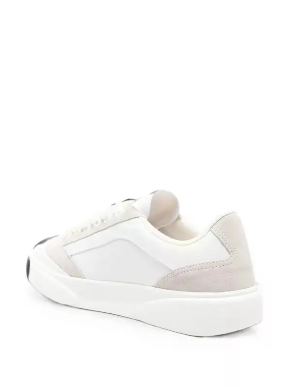Casablanca Suede-panelled Logo-print Sneakers