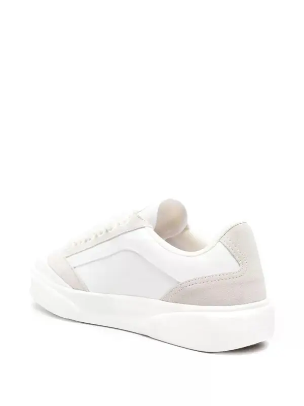 Casablanca Suede Panelled Logo-embroidered Sneakers - White