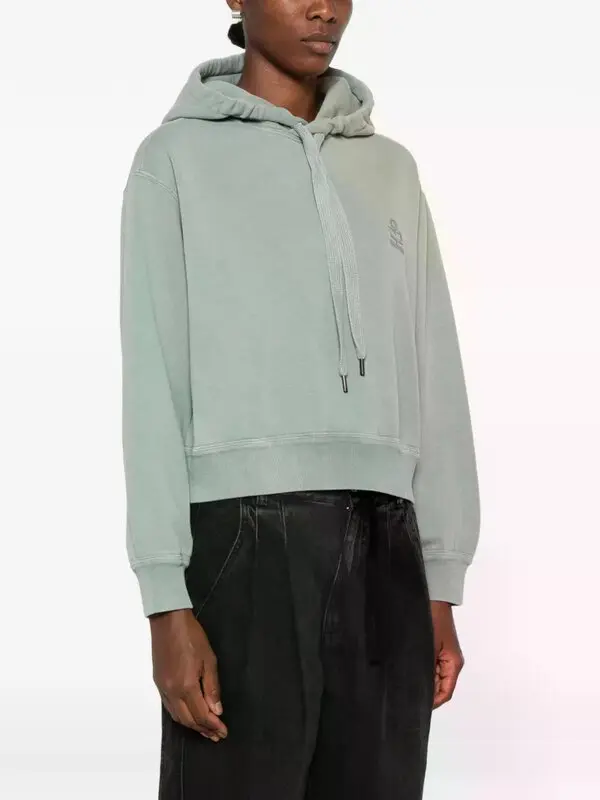 MARANT ETOILE Salmy Logo-embroidered Drawstring Hoodie