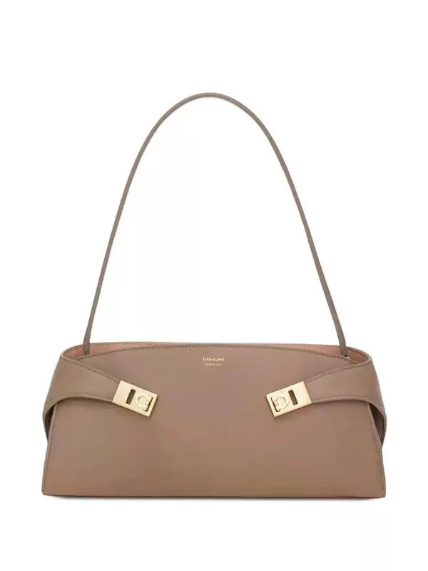 FERRAGAMO East-west Shoulder Bag - Neutrals