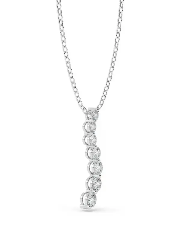 DIAMOND ESSENTIALS White Gold Diamond Necklace