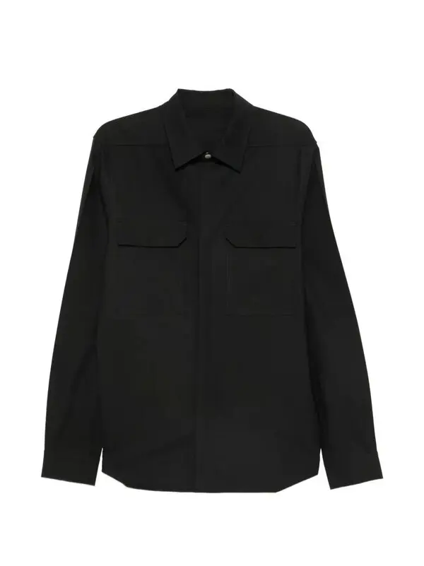 Rick Owens Flap-pocket Shirt - Black