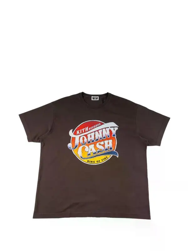 Kith X Johnny Cash Ring Of Fire T-shirt - Brown