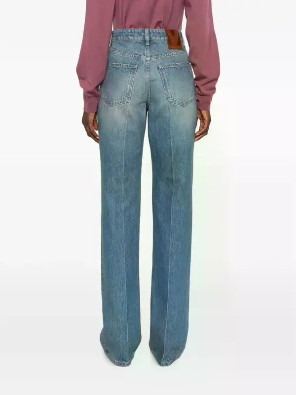 Valentino Garavani Button-up Patch-pocket Jeans