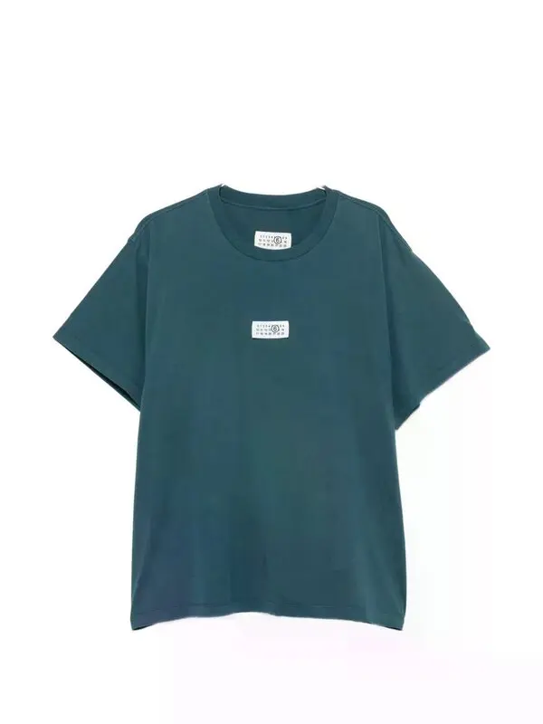 MAISON MARGIELA Logo-patch T-shirt - Blue