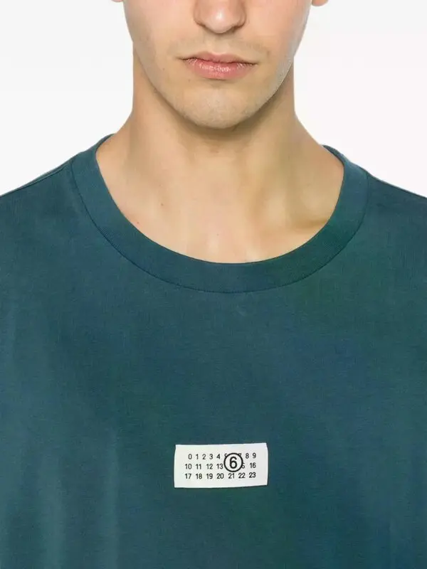 MAISON MARGIELA Logo Patch Crewneck T-shirt