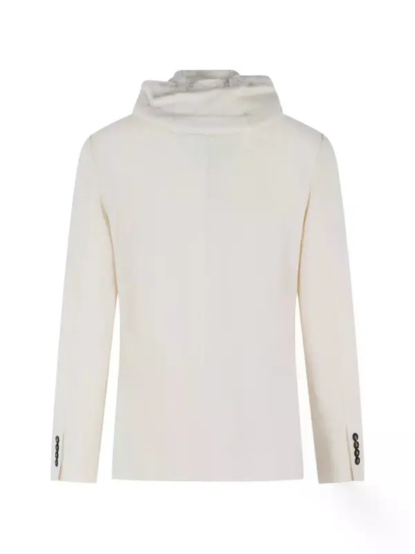 Eleventy Hooded Single-breasted Jacket