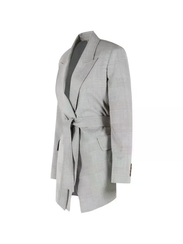 Max Mara Nasello Prince Of Wales Wool Jacket