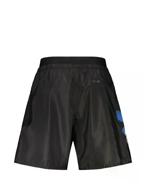Iceberg Graphic-print Drawstring Swim Shorts