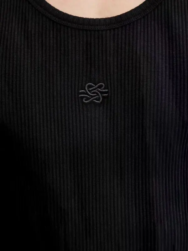 Filling Pieces Logo-embroidered Ribbed Vest