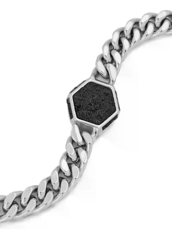 Guess Lion King Curb-chain Bracelet