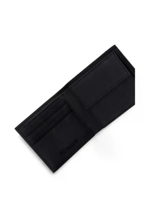 BLAUER. Logo-embossed Bifold Wallet