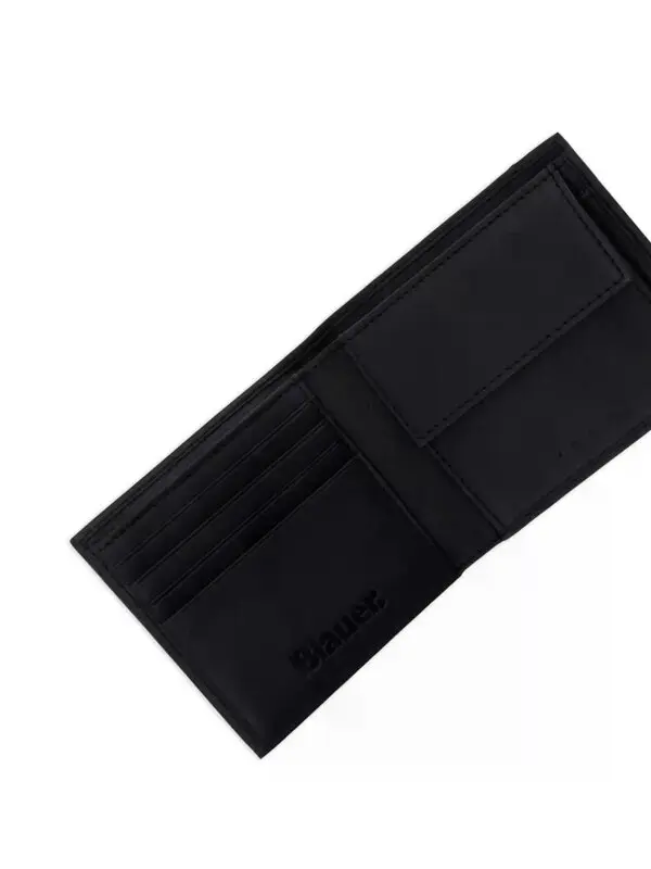 BLAUER. Logo-embossed Bifold Wallet