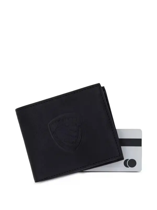 BLAUER. Logo-embossed Bifold Wallet