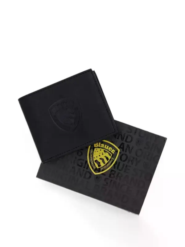 BLAUER. Logo-embossed Bifold Wallet