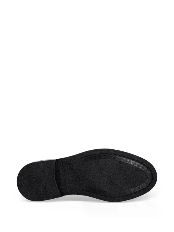 Filling Pieces Reed Woven-design Penny Loafers