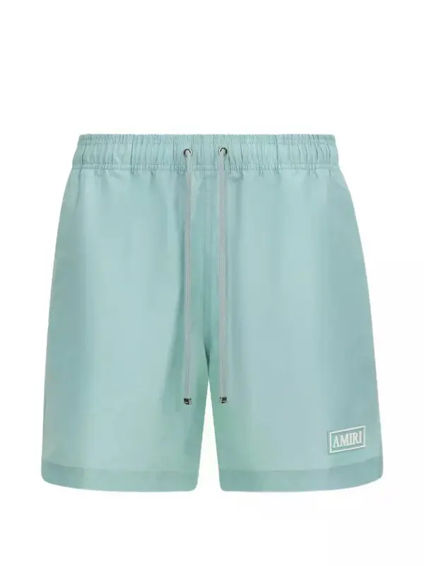 Amiri Logo-patch Drawstring Swim Trunk