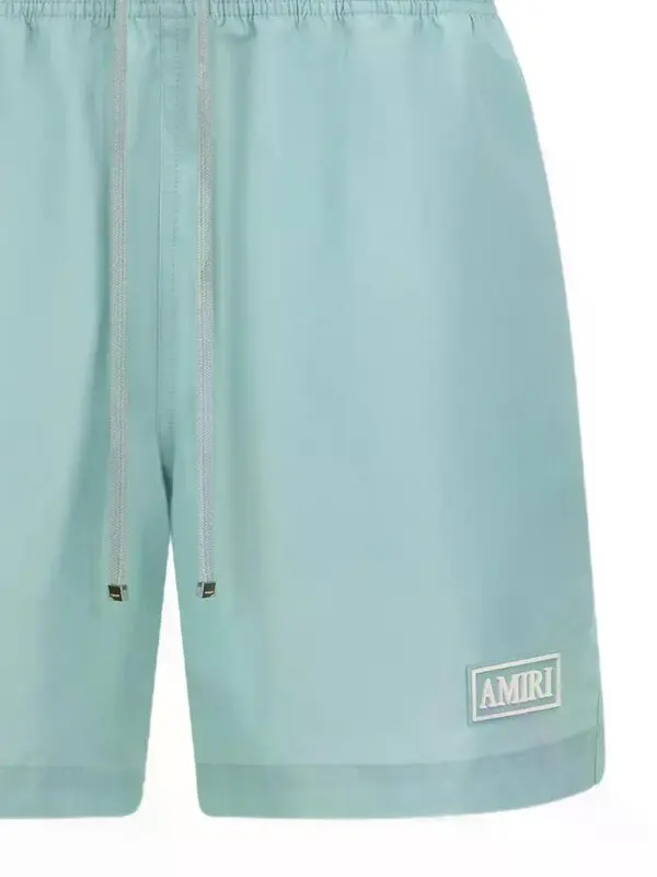 Amiri Logo-patch Drawstring Swim Trunk