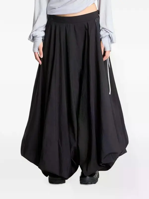 Y3 Gradient-stripe Balloon Maxi Skirt