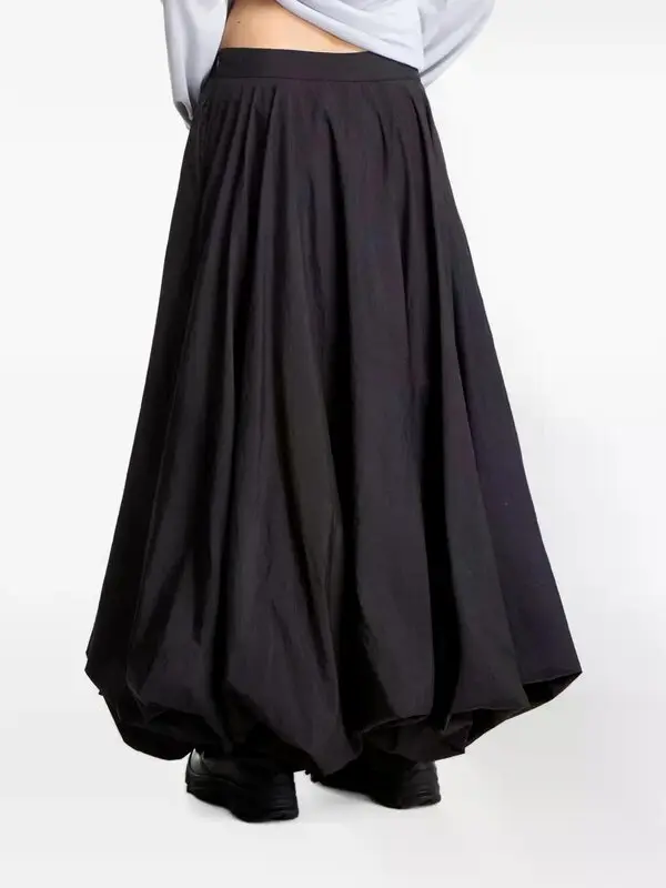 Y3 Gradient-stripe Balloon Maxi Skirt