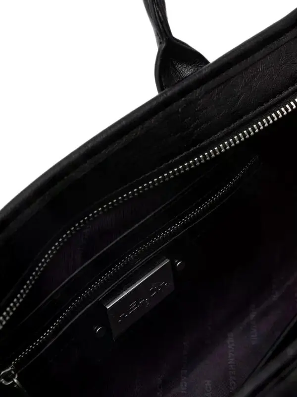 SILVIAN HEACH Crinkled-effect Charm-detail Tote Bag