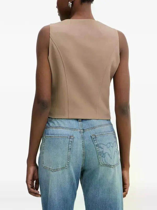 Guess Button-up Sleeveless Vest