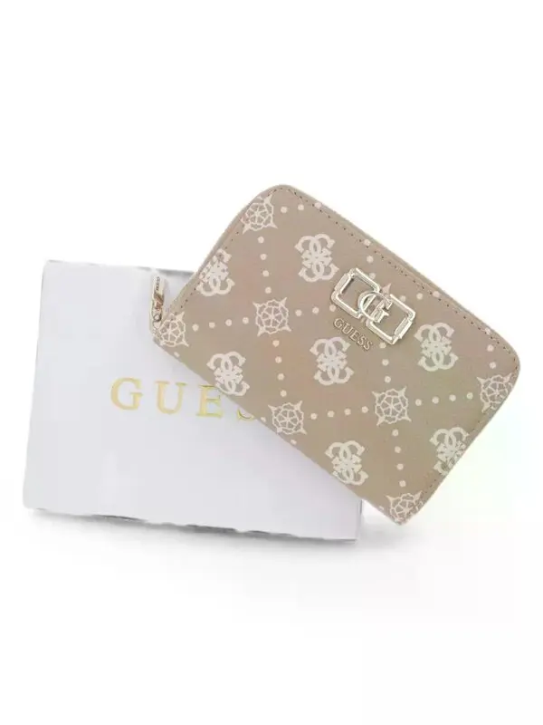 Guess Emelie Logo-print Zip-around Wallet