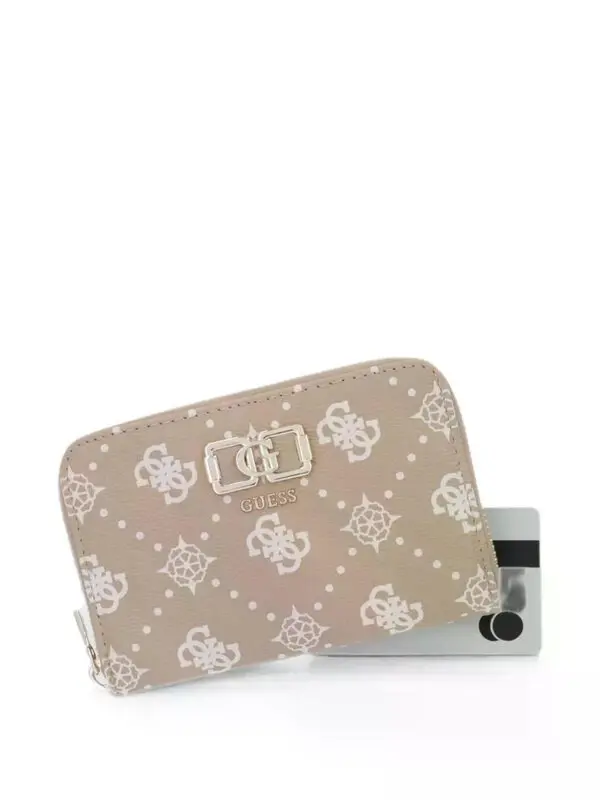 Guess Emelie Logo-print Zip-around Wallet