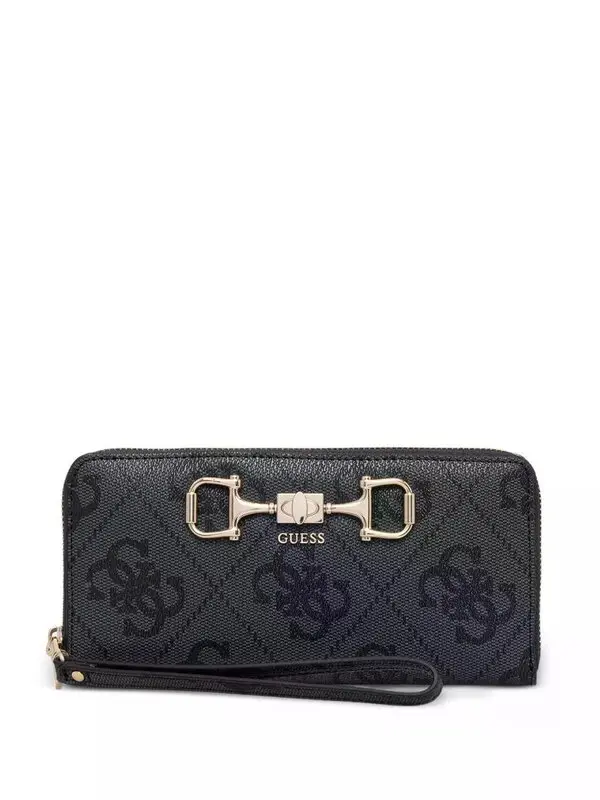 Guess Logo-print Wallet - Grey