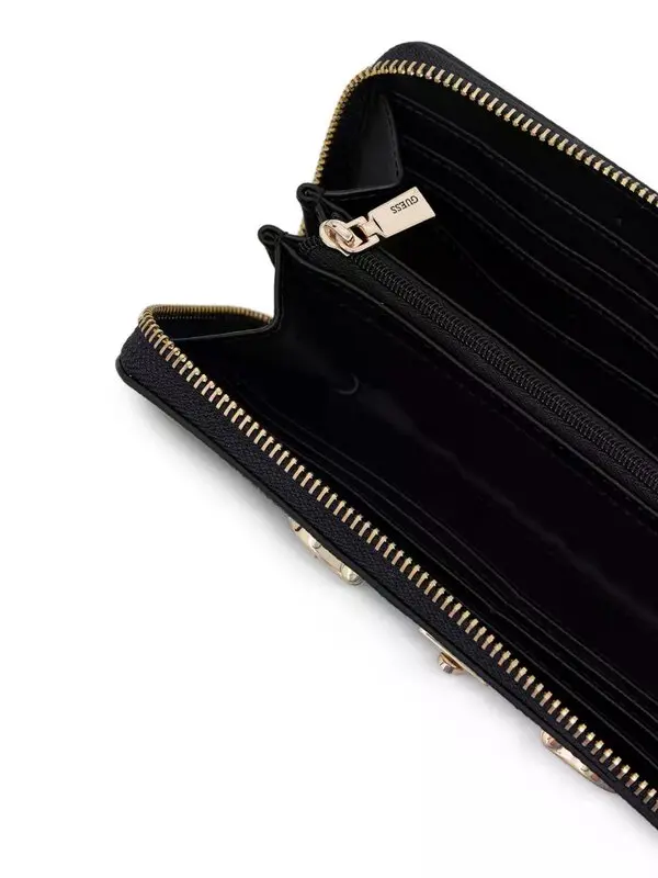 Guess Logo-print Wallet - Grey