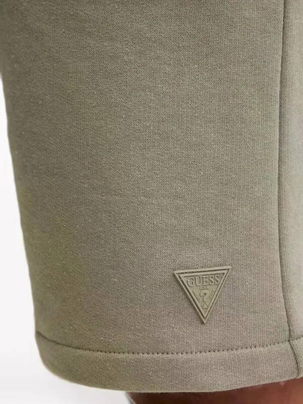 Guess Drawstring Logo-patch Shorts