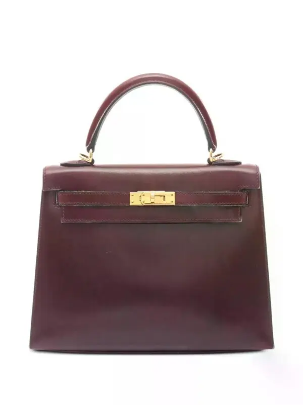 Hermès Kelly Sellier 25 Shoulder Bag - Red