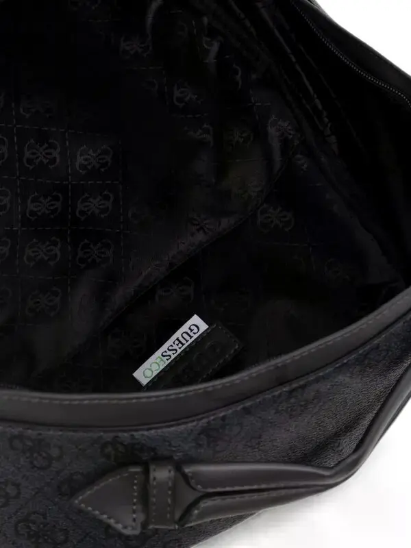Guess Milan Monogram-print Logo-plaque Backpack