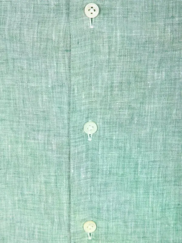 DELL'OGLIO Short-sleeved Camp-collar Shirt