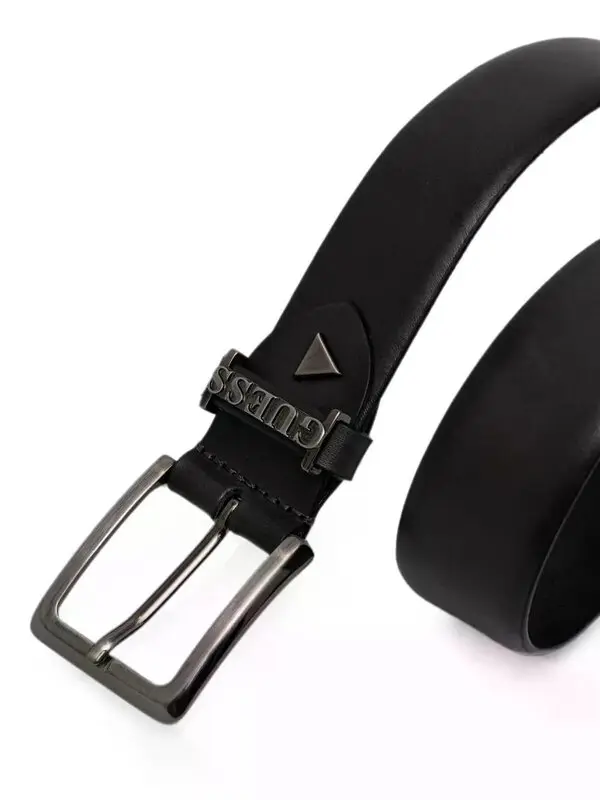 Guess Logo-plaque Buckle Belt