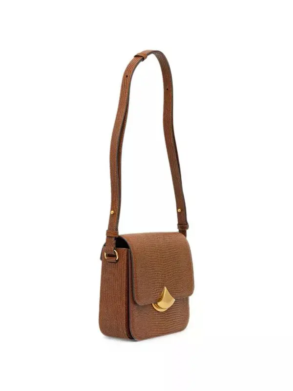 SESSUN Diviluz Lizard-effect Leather Shoulder Bag
