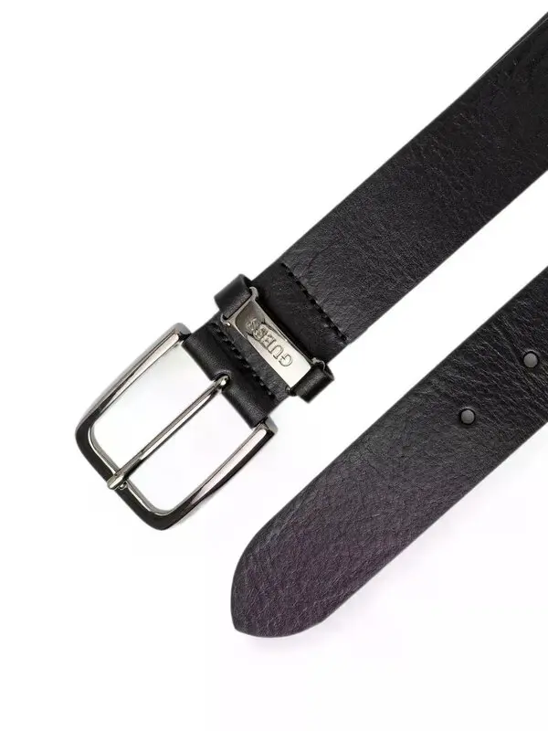 Guess Logo-plaque Buckle Belt