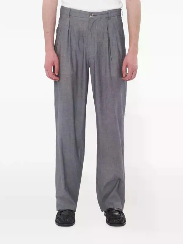 MAGLIANO Pleated Straight-leg Trousers