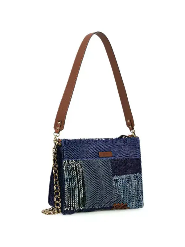 SESSUN Farawa Patchwork Fringed Shoulder Bag