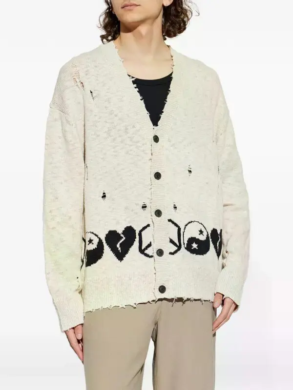 ALLSAINTS Tabua Distressed Cardigan