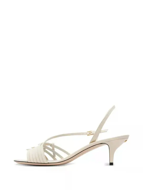 Valentino Garavani Nodine Knotted Slingback Sandals - White