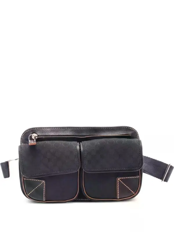 Celine Macadam Belt Bag - Black