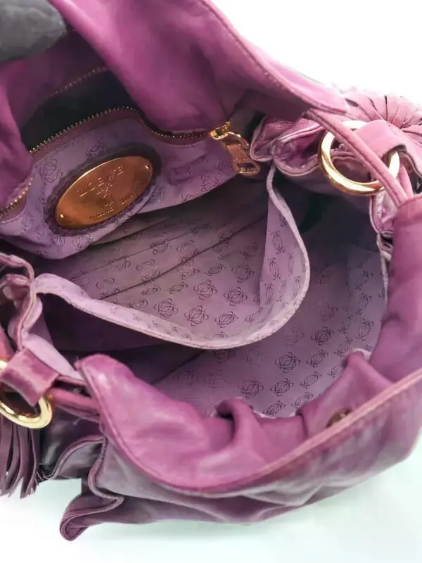 Loewe 2000s Flamenco 22 Leather Shoulder Bag
