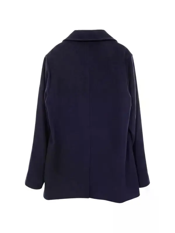 Dior 2010s Cashmere Peacoat - Blue