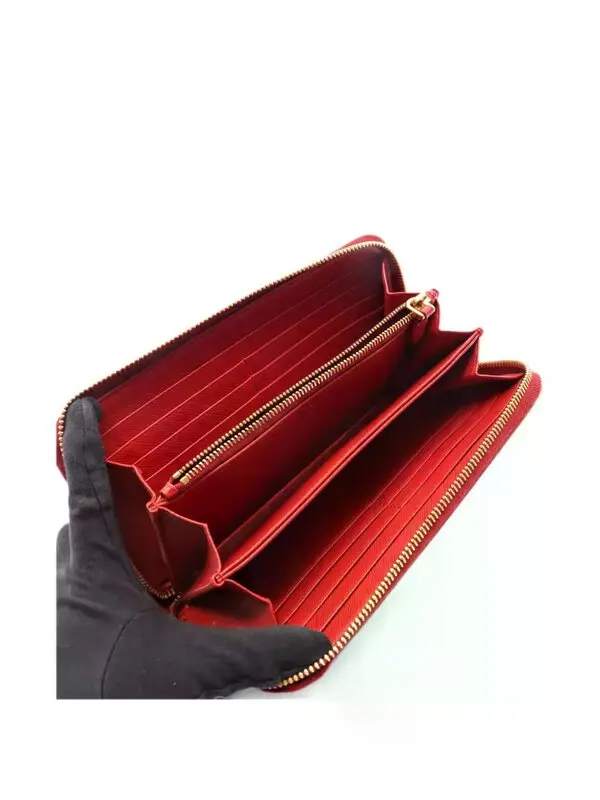 Prada 2000s Zip Leather Wallet