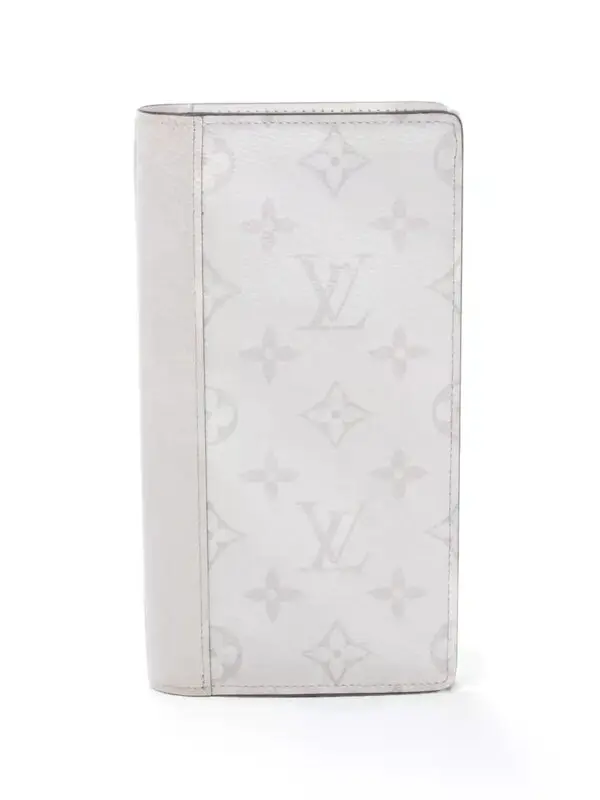 LOUIS VUITTON 2010s Taigarama Brazza Bi-fold Leather Wallet