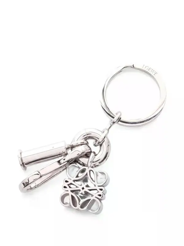 Loewe 2020s Anagram Key Ring - Silver